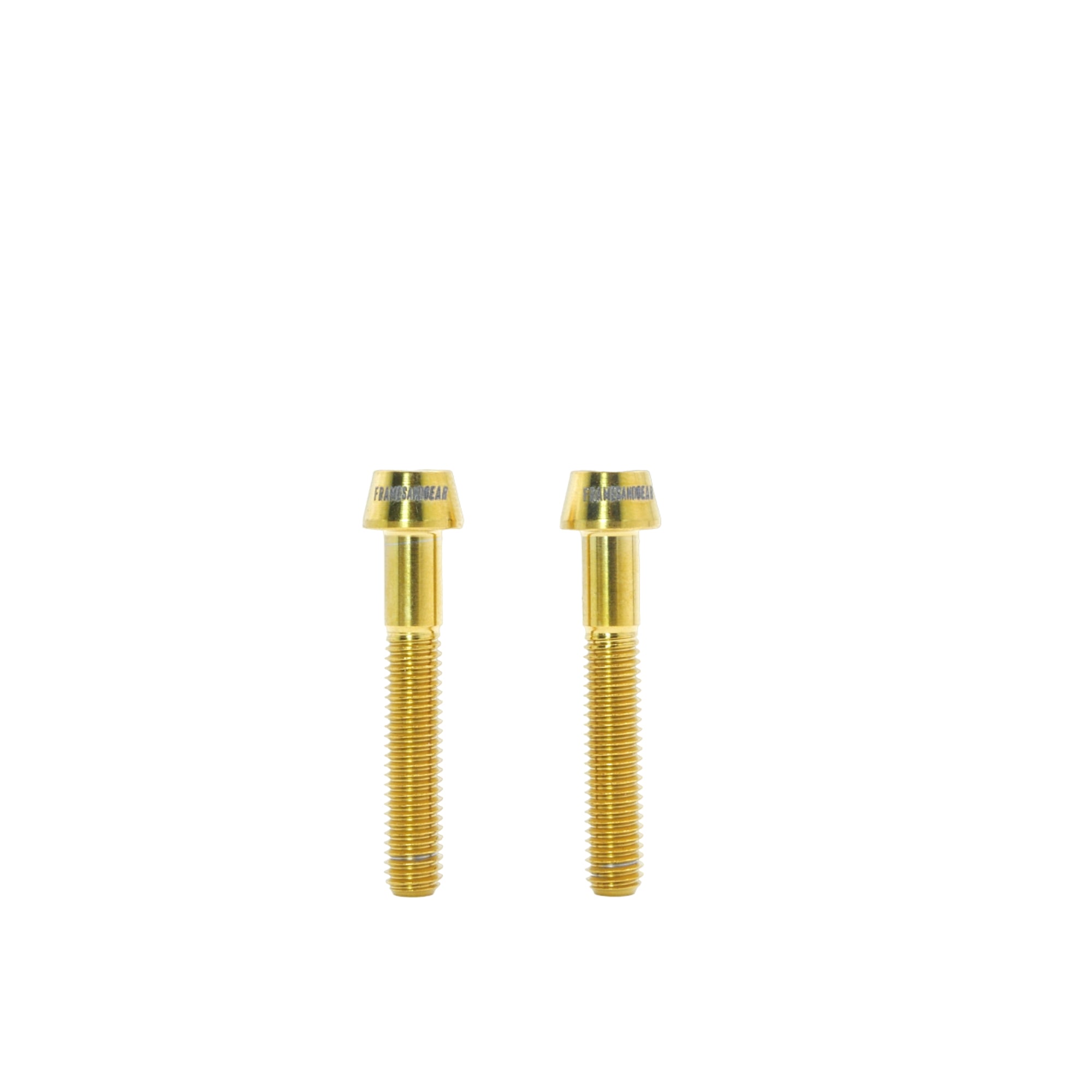 Framesandgear Titanium Computer Mount Bolts M5*30 Gold - Framesandgear