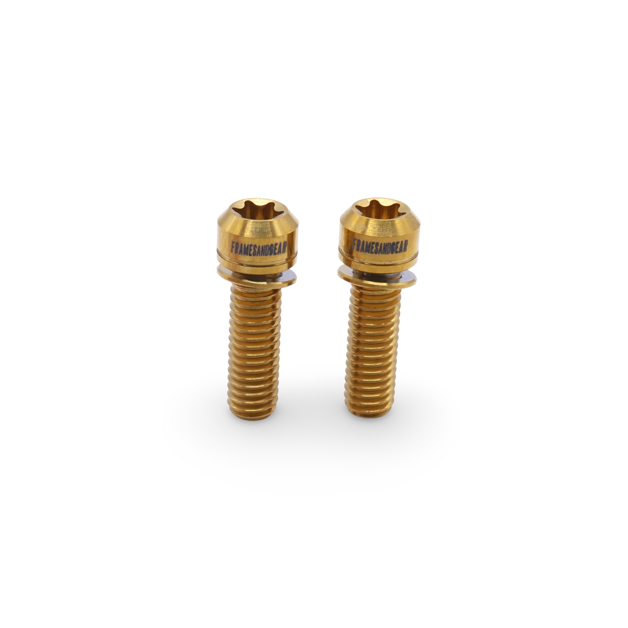 Framesandgear Titanium Crank Arm Bolts M6*19 Gold - Framesandgear