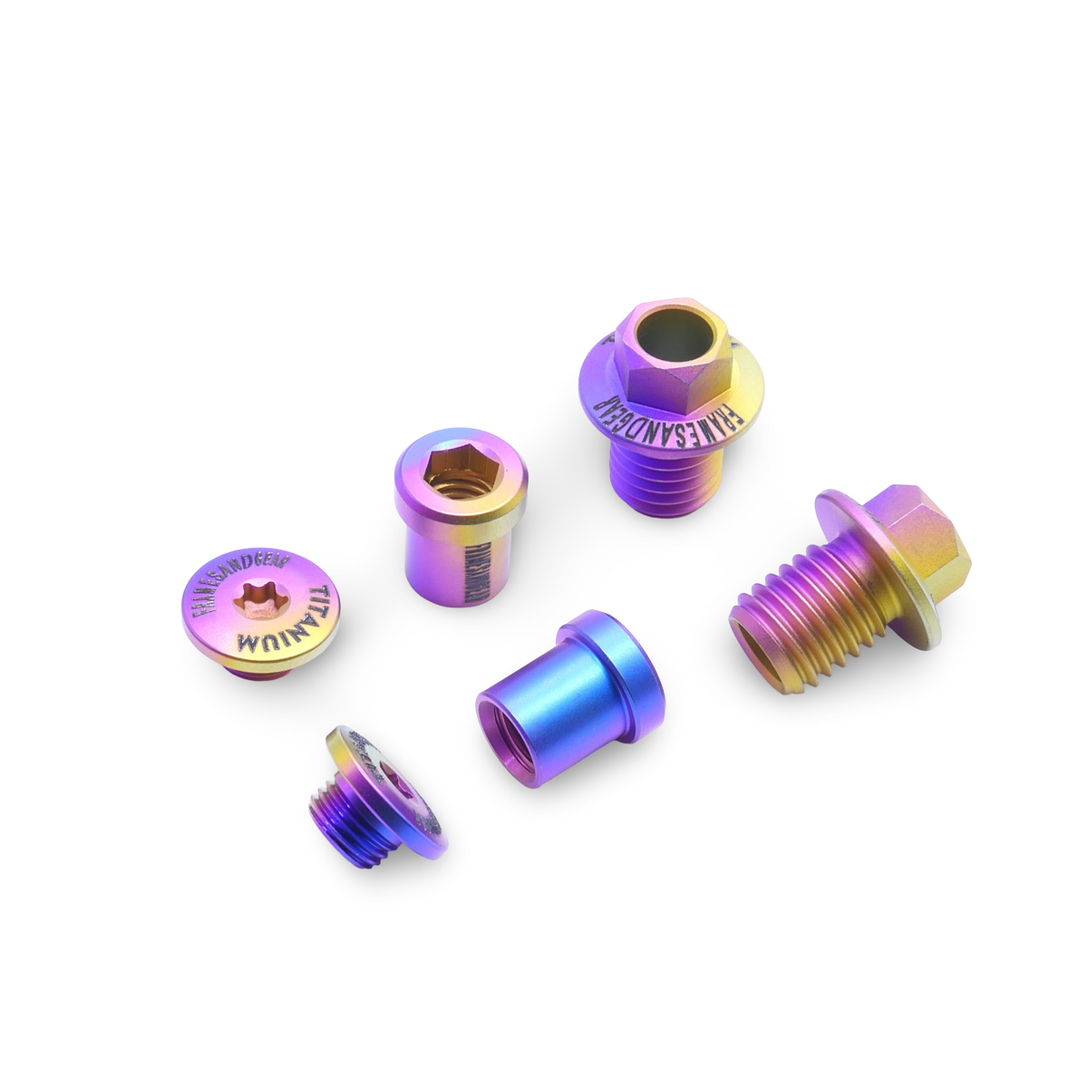 Framesandgear Titanium Bolt Kit for Shimano Dura Ace R9270 Trout - Framesandgear